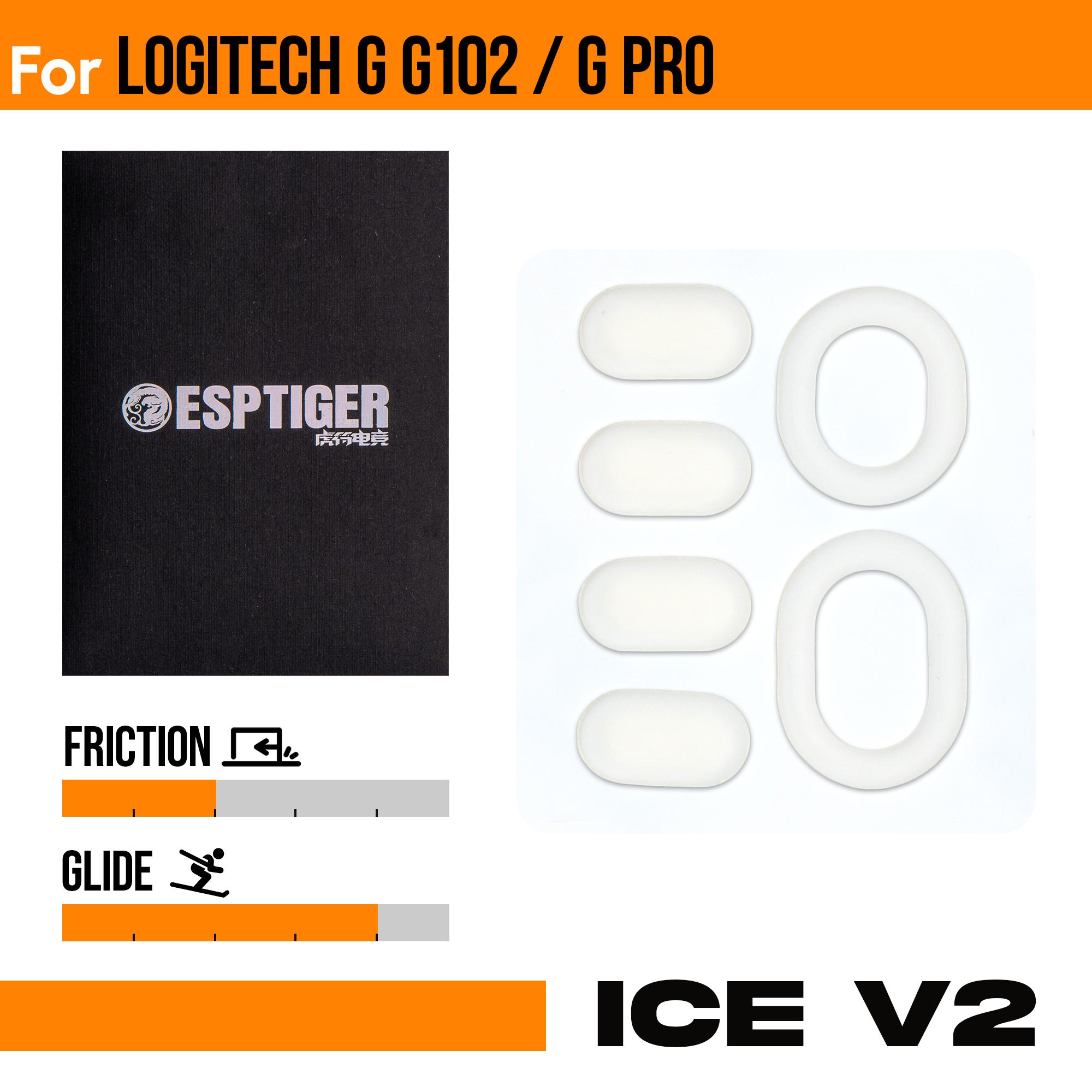 Esptiger Ice V2 Mouse Skates for Logitech G102 / G PRO – Addice Inc